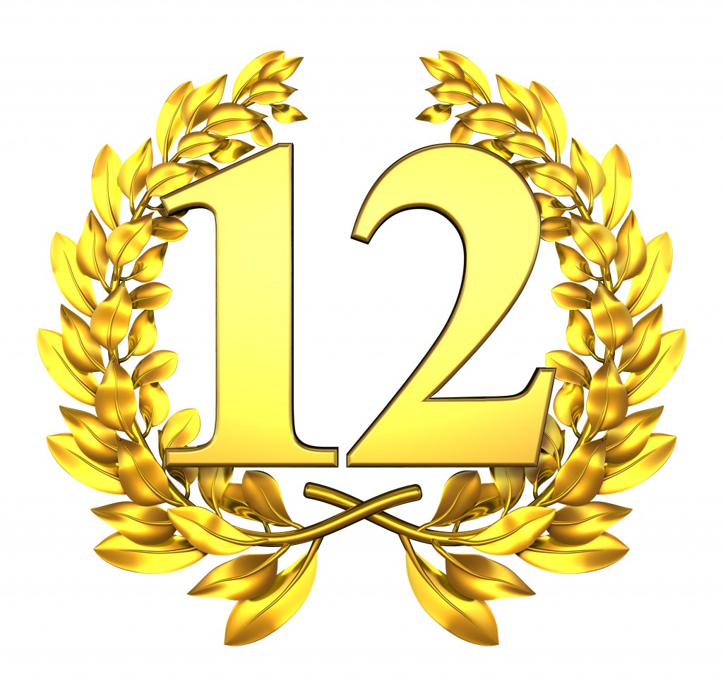 12 twelve number laurel wreath | Hoshana Rabbah BlogHoshana Rabbah Blog
